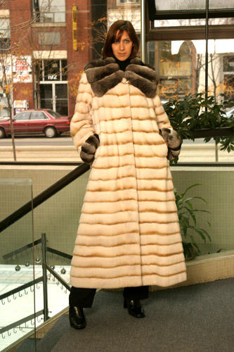 Showroom photos at Yukon Furs Toronto