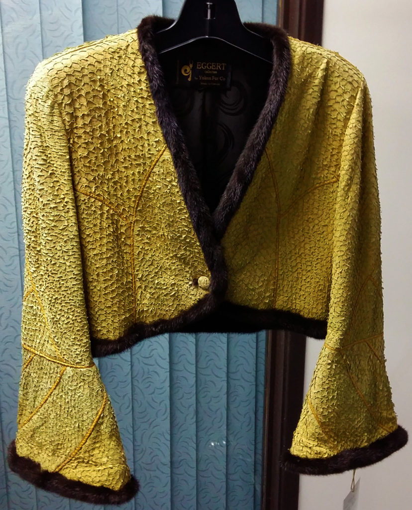 Fish scale garments - Yukon Furs / Toronto Fur Coats